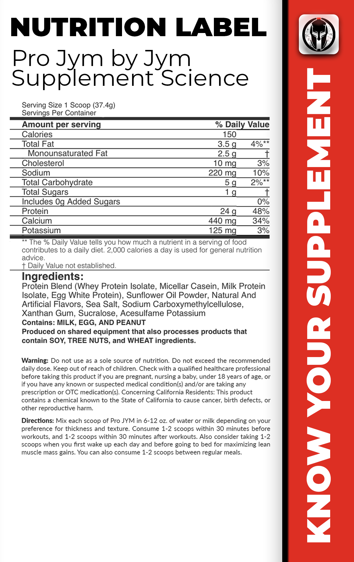 Pro JYM Protein Powder — Advanced Blend for Muscle Growth & Recovery ...