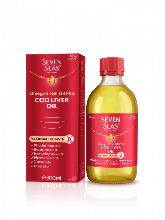 Seven Seas Cod Liver Oil Syrup – Omega-3 & Vitamin D for Health – Swole ...