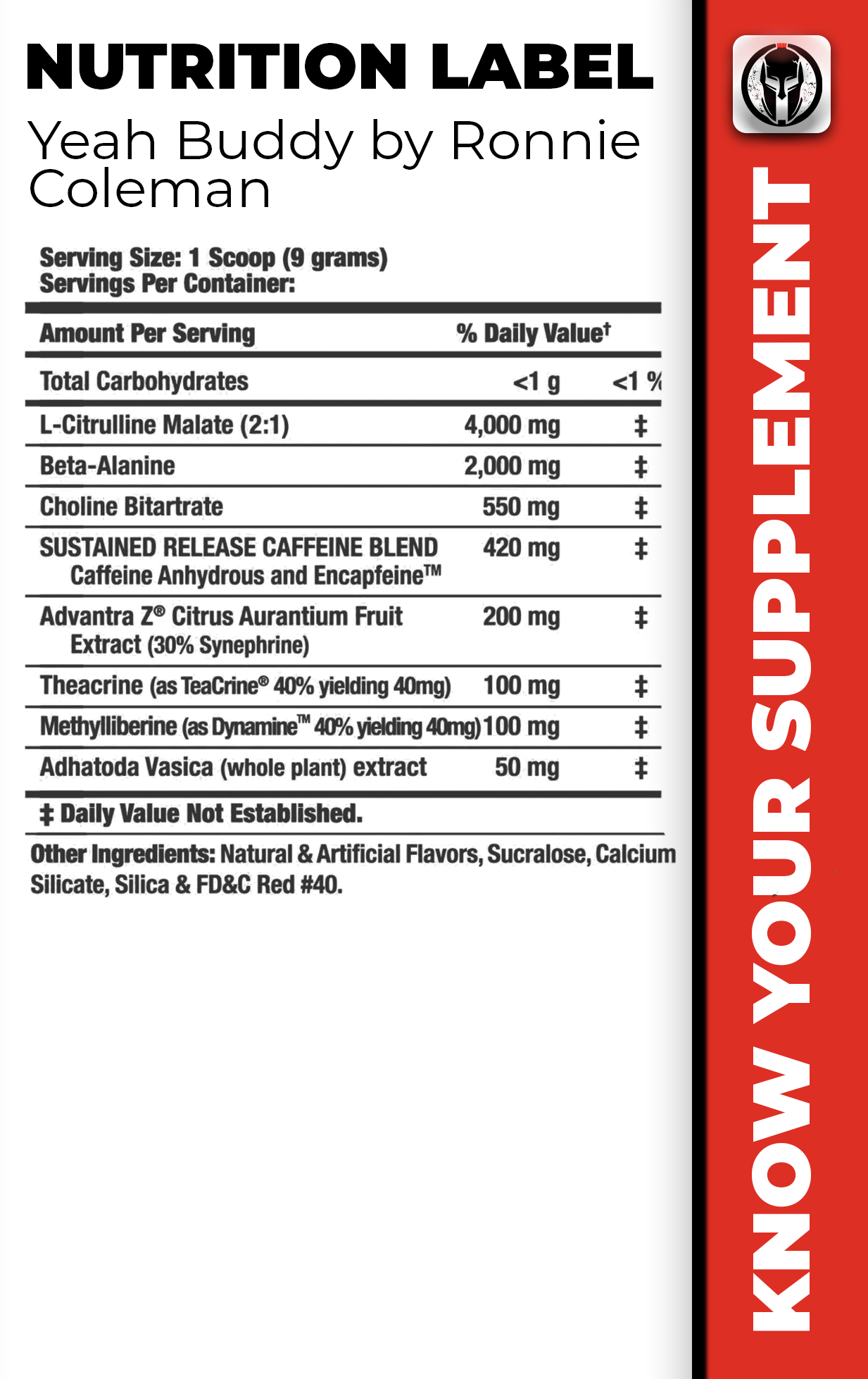Yeah Buddy by Ronnie Coleman – High-Stim Pre-Workout for Energy & Focus ...